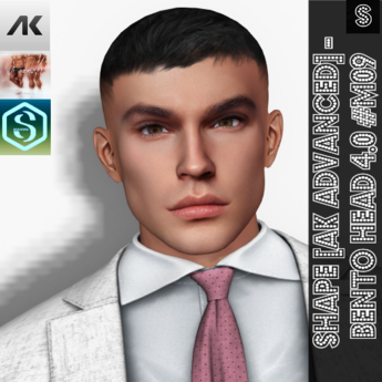 Second Life Marketplace - GIFT!!!SHAPE [AK Advanced] Bento Head 4.0 # ...