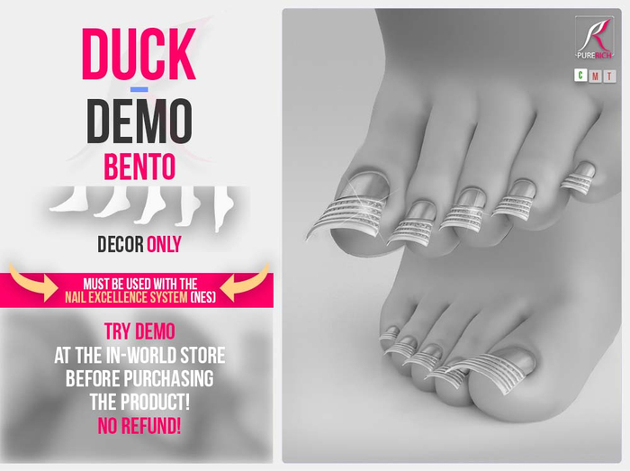 Second Life Marketplace - TOE . NAIL . JEWEL . FEET . FOOT . [DEMO ...
