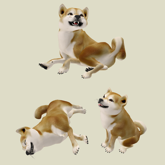 Second Life Marketplace - H.O.W Mesh 3 Happy Dogs B, Full Perm, Dog ...