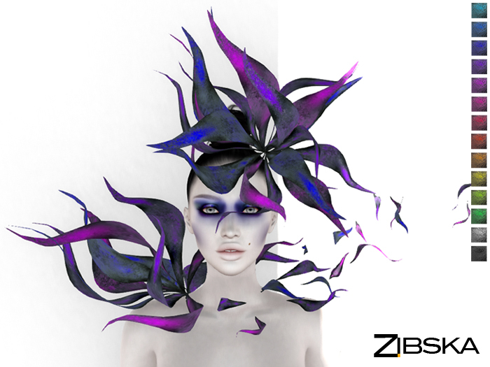 Second Life Marketplace - Zibska ~ Ambrose color change headpiece and ...