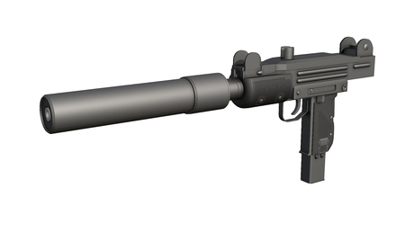 Second Life Marketplace - Tactical SMG PDW UZI Mini SUPPRESSED by 3D ...