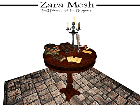 Second Life Marketplace - Zara Mesh - Medieval - Necromancer's Table ...
