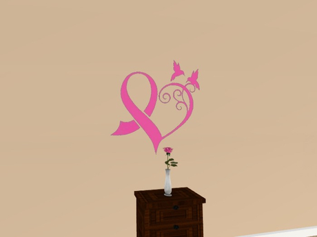Second Life Marketplace - CANCER AWARE DECAL