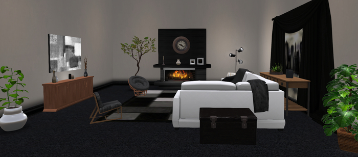 Second Life Marketplace - PG The Solitary Living Room ~ Complete Living ...