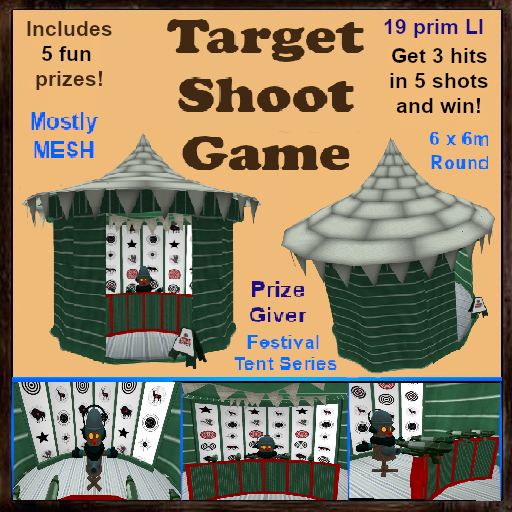 Second Life Marketplace - (CC) Carnival Funfair: Target Shoot Game ...