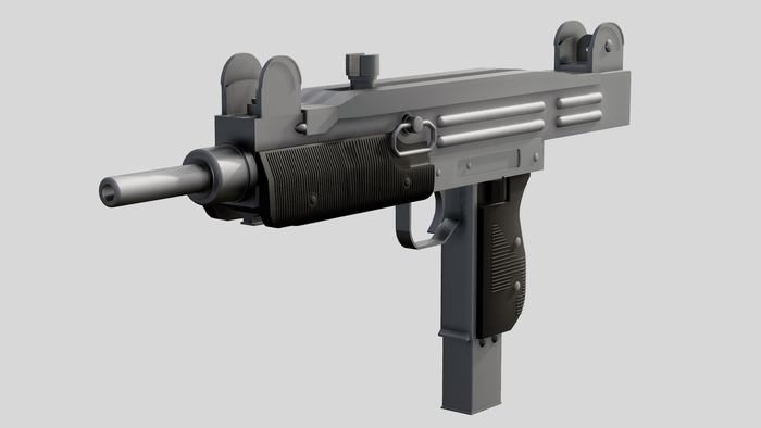 Second Life Marketplace - Tactical SMG PDW UZI 9mm by 3D Knights Modify ...