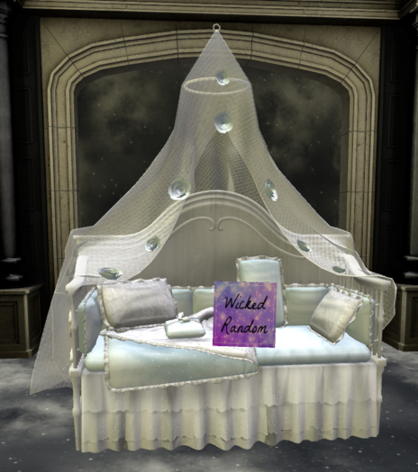 Second Life Marketplace - Meche - Shabby Daybed - Blue