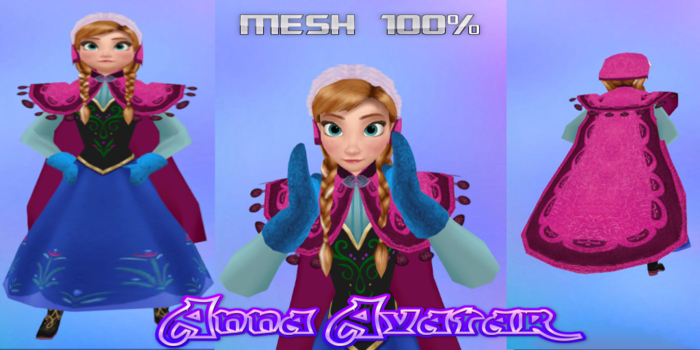 Second Life Marketplace - ANNA AVATAR MESH COMPLETE