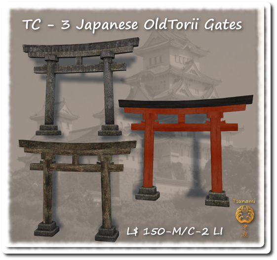 Second Life Marketplace - Japanese Old Torii Gates