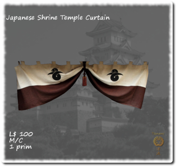 Second Life Marketplace - Japanese Shrine Temple Curtain