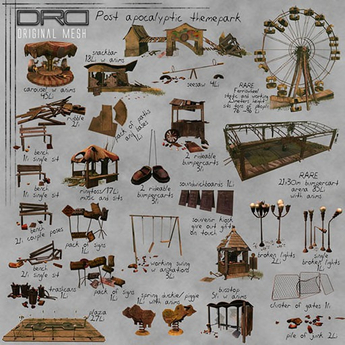 Second Life Marketplace - -DRD- EL - Themepark - Rubble