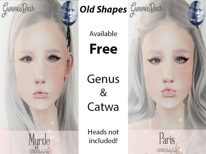 Second Life Marketplace - Genus (W001), Catwa Lona & Catya Shapes. Head ...