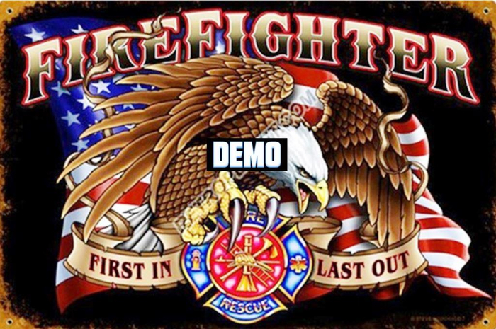 Second Life Marketplace - Firefighter Flag 1 DJSD
