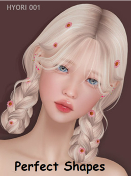 Second Life Marketplace - VCO ~ Hyori 001 [ Red ] . hair + resizer (boxed)