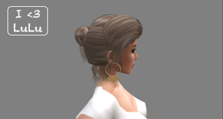 Second Life Marketplace - Full Perm Hair Updo Bun