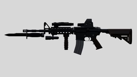 Second Life Marketplace - FULL PERM Scripted M4A1 MOD 2 Tactical ...