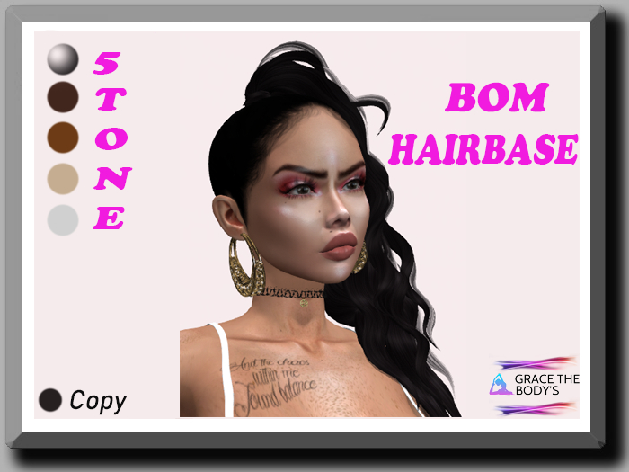 Second Life Marketplace - _BG__BOM _ HAIR BASE LeLUTKA