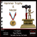 Second Life Marketplace - Full Perm Hammer Trophy and Medal