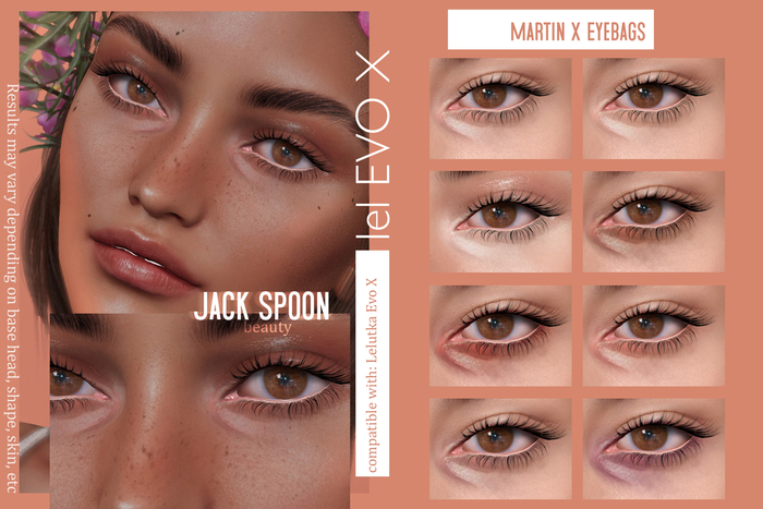 Second Life Marketplace - Jack Spoon.Martin X Eyebags (Lel Evo X)