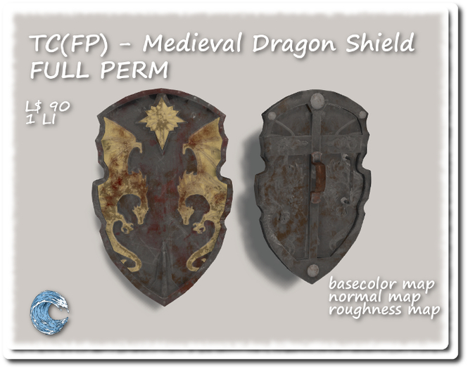 Second Life Marketplace - Medieval Dragon Shield