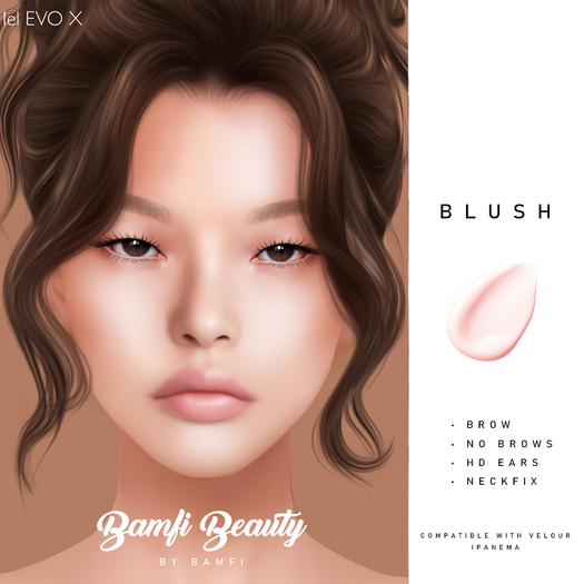 Second Life Marketplace - Bamfi - Eva (Blush) Lelutka Evo X