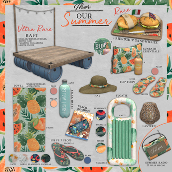 Second Life Marketplace - ..::THOR::.. Sunbath Essentials - B