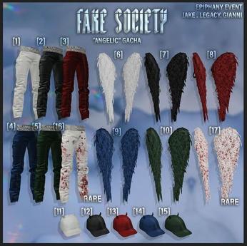 Second Life Marketplace - 15.Fake Society x Devil Cap / Forest [rez me]