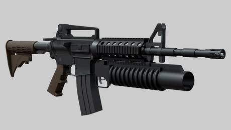 Second Life Marketplace - Scripted M4A1 MOD 4 Tactical Assault Rifle by ...