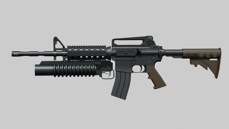Second Life Marketplace - Scripted M4A1 MOD 4 Tactical Assault Rifle by ...