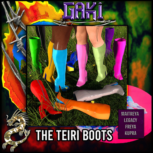 Second Life Marketplace - [GAKI] Teiri Boots