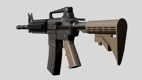 Second Life Marketplace - Scripted M4A1 Tactical Assault Rifle by 3D ...