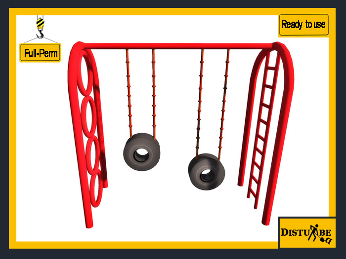 Second Life Marketplace - ::DisturbeD:: Kids Playground - Tires Swing ...