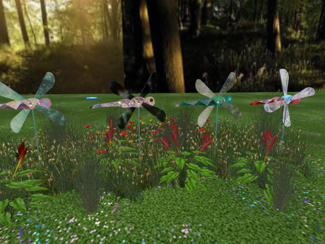 Second Life Marketplace - The animated Dragonflies & the garden Patch-Box