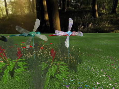 Second Life Marketplace - The animated Dragonflies & the garden Patch-Box