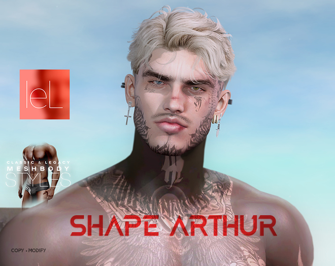 Second Life Marketplace - [X] Shape Arthur - Lelutka Eon