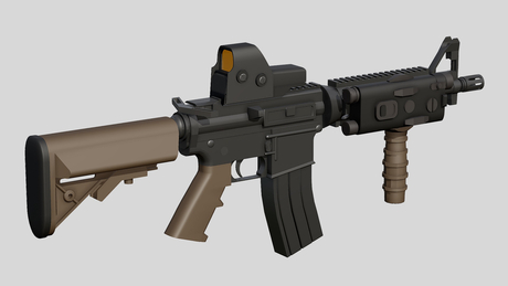Second Life Marketplace - Scripted M4A1 MOD Z CQB Tactical Assault ...