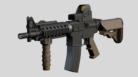 Second Life Marketplace - Scripted M4A1 MOD Z CQB Tactical Assault ...