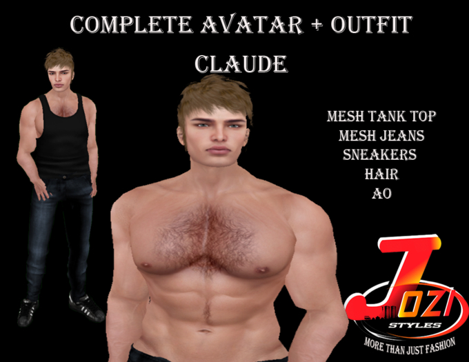 Second Life Marketplace - Complete male avatar Claude