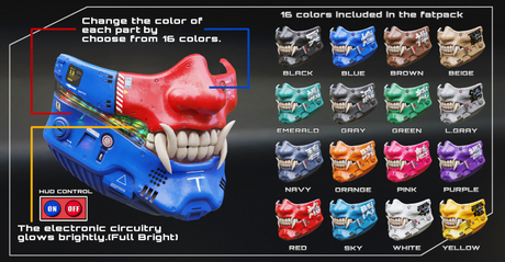 Second Life Marketplace - [LANEVO] OGRES MASK (Red)