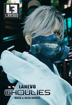 Second Life Marketplace - [LANEVO] GHOULIES MASK (White)