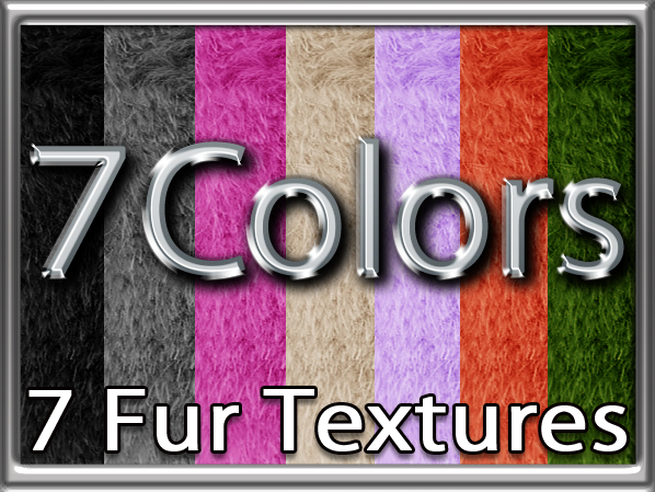 Second Life Marketplace - Zoy Texture [ Gorgeous Fur 02 ] 7 Colors