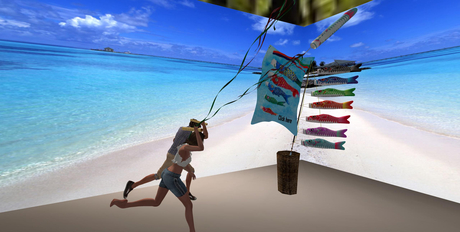 Second Life Marketplace - Let's Go Fly a Kite Koi Fish Kite Giver-Box