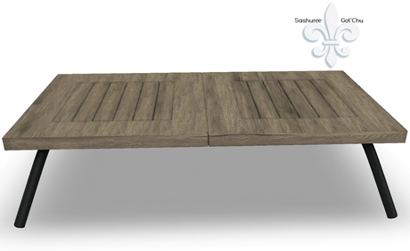 Second Life Marketplace - CHEZ MOI * Yucca Coffee Table