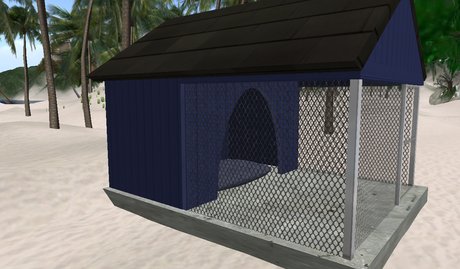 Second Life Marketplace - Blue Kennel (no copy version)