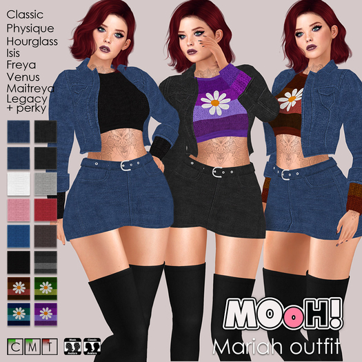Second Life Marketplace - MOoH! Mariah Outfit