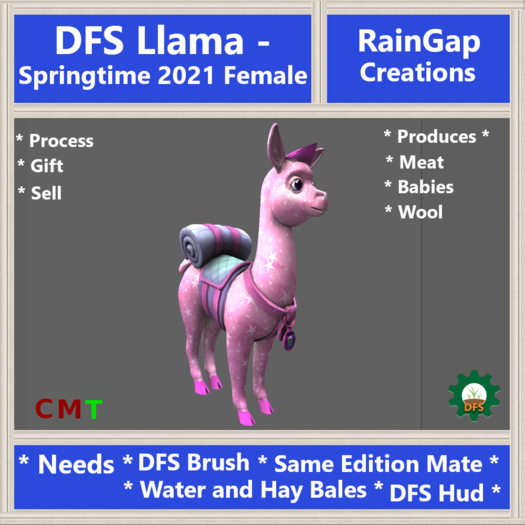 Second Life Marketplace - DFS Llama - Springtime 2021 Female