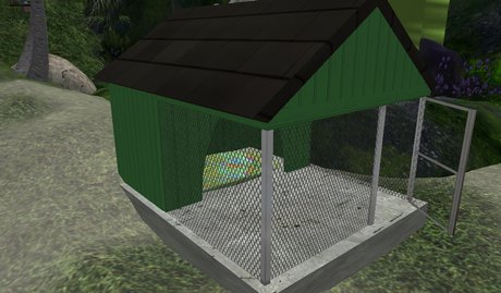 Second Life Marketplace - Green Kennel (no copy version)