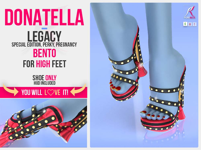 Second Life Marketplace - SHOE . HIGH . HEEL . JEWEL . FEET . LEGACY