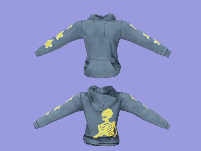 Second Life Marketplace - CODEINE TEAR$ - Khalil Hoodie Starz