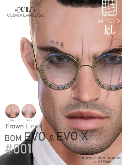 Second Life Marketplace - -[CL]- Frown BOM & lel EVO X